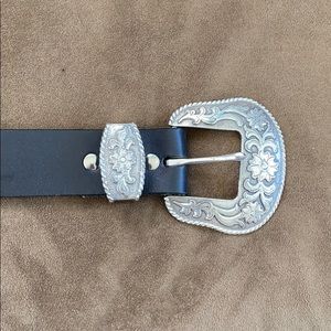 TOREL Accessories | Made In Texas Usa Leather Belt 38 Western Style ...